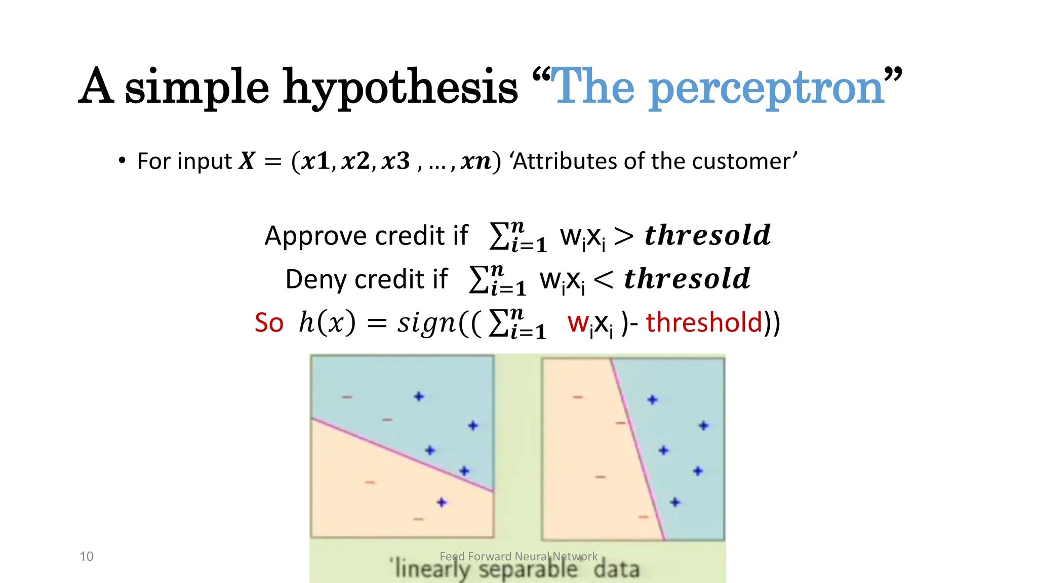 Classification using perceptron.pptx | Computing | Technology & Computing