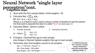 Classification using perceptron.pptx | Computing | Technology & Computing