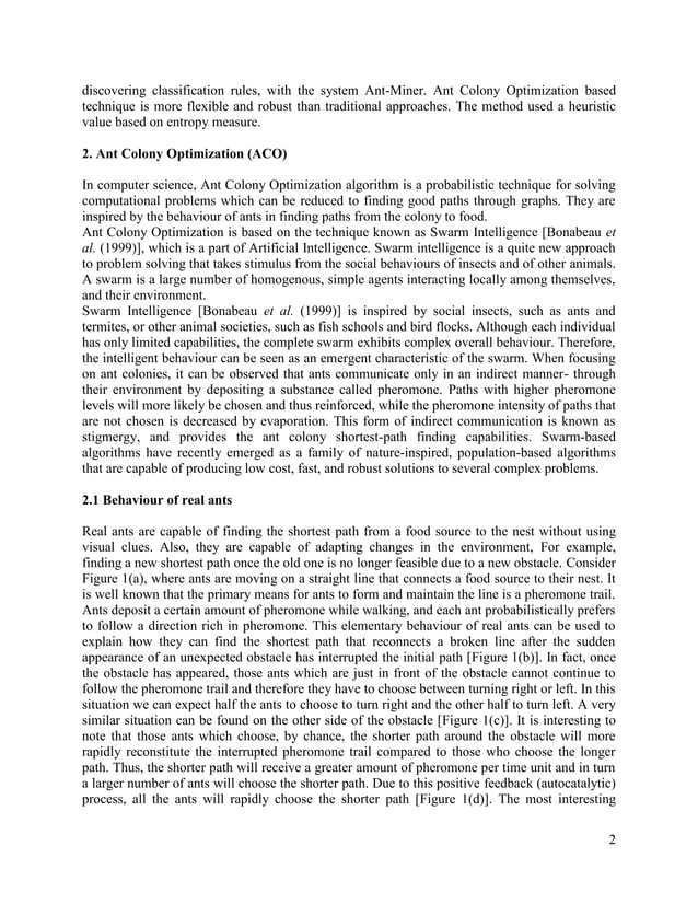 Classification With Ant Colony Optimization Pdf