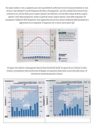 Classificazione dei climi e climatogrammi | PDF