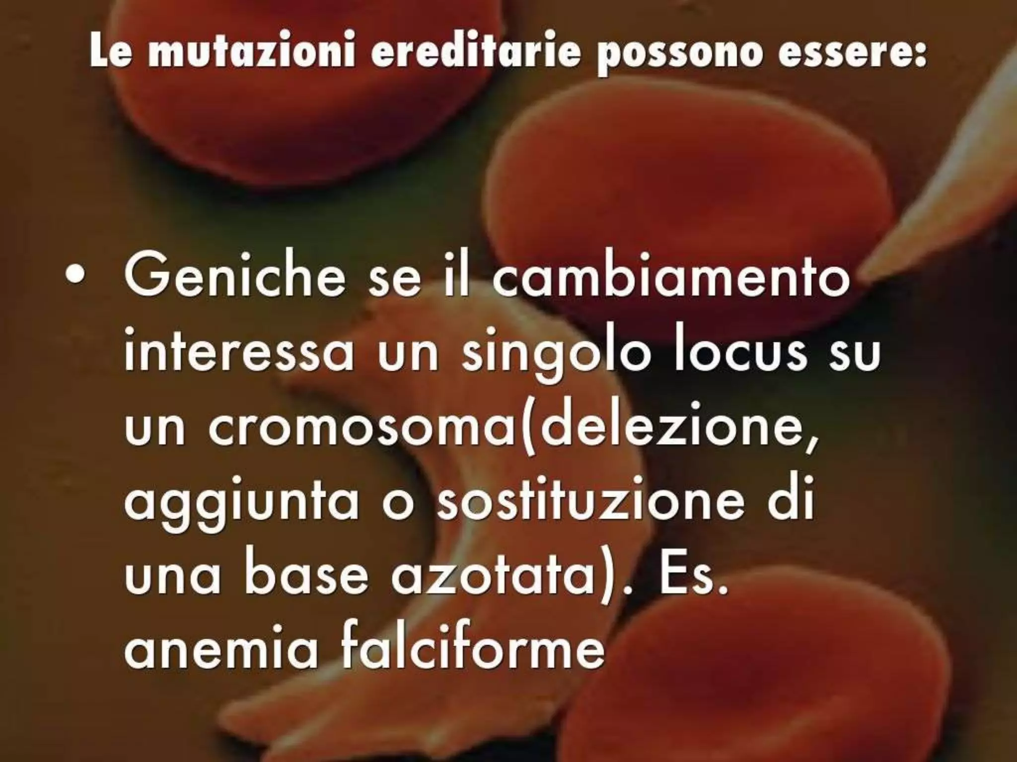 Classificazione delle mutazioni | PPTX