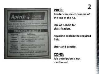 Classified and display Ads | PPT