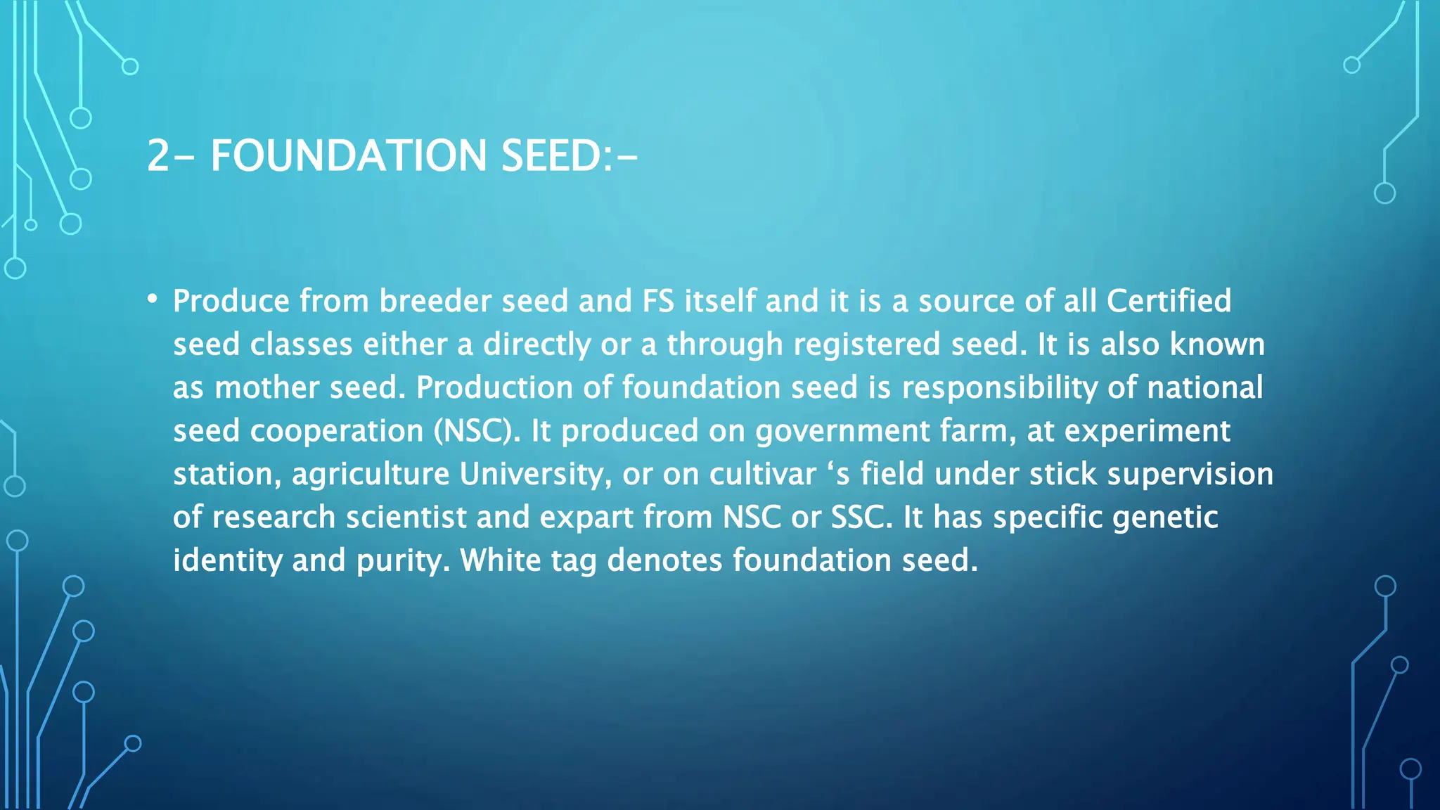 Classes of Seeds / Classification of Seeds / Category of Seeds | PPTX
