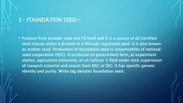 Classes of Seeds / Classification of Seeds / Category of Seeds | PPTX | Agriculture | Industries