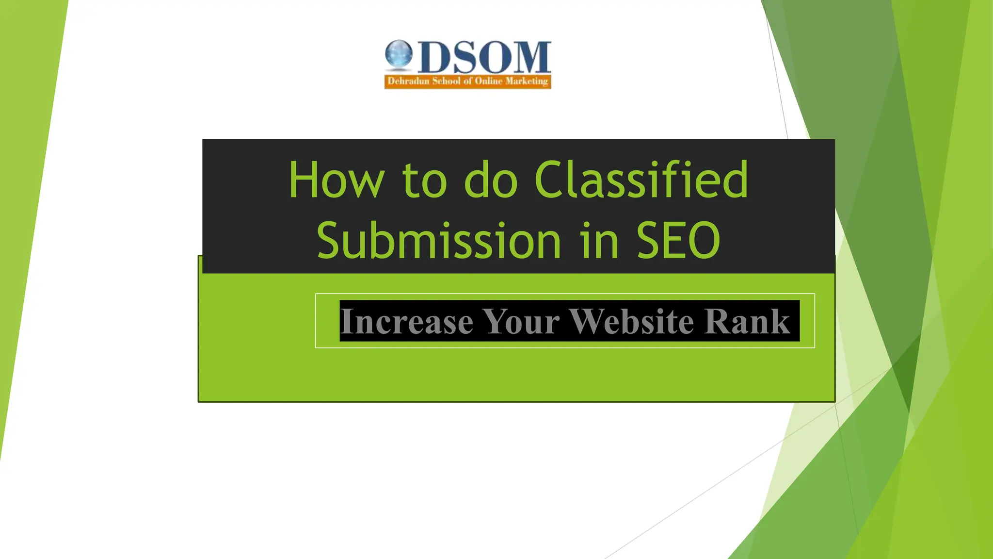 How to do Classified Submission to Improve SERP Ranking of your website ...