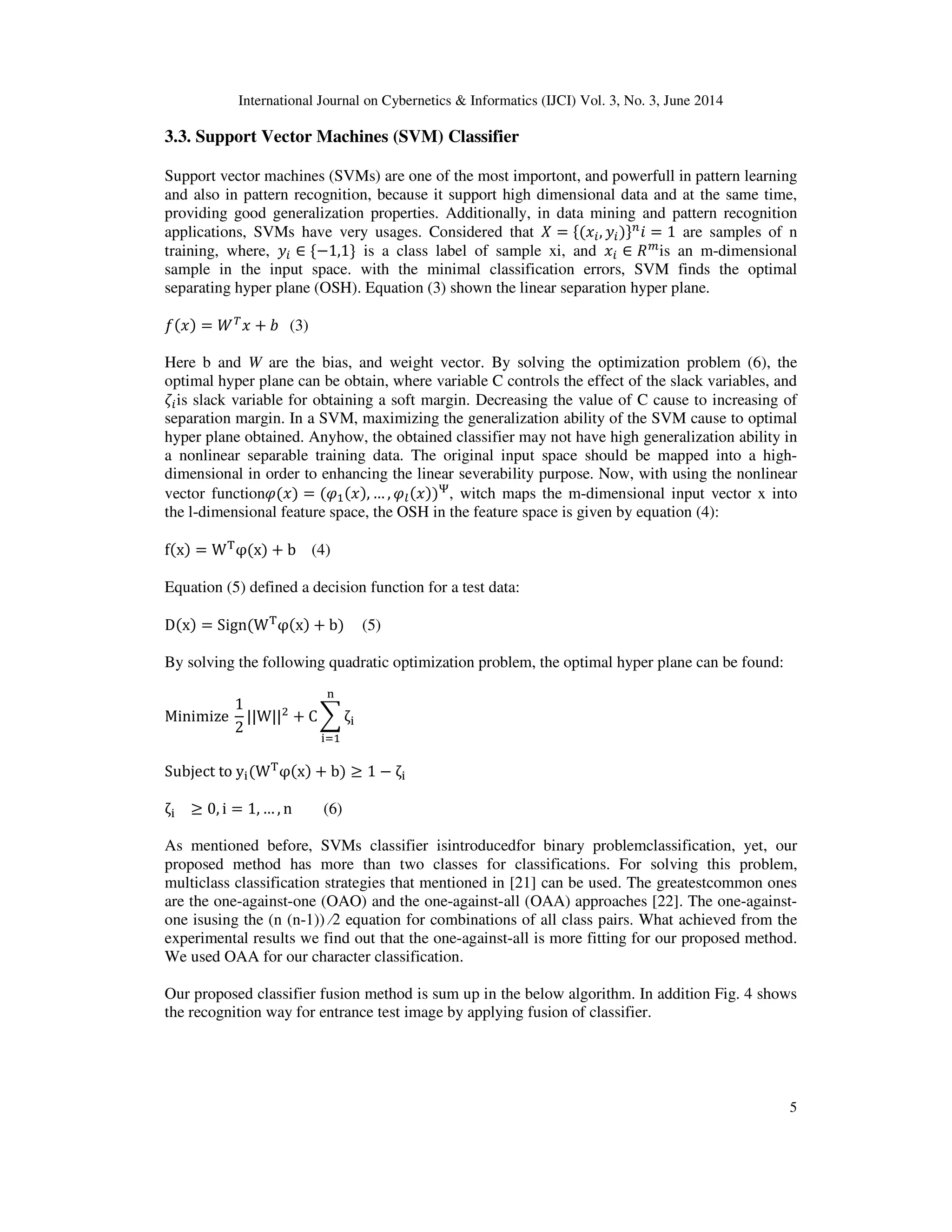 Classifier fusion method to recognize | PDF | Photo Editing Software | Computer Software and ...