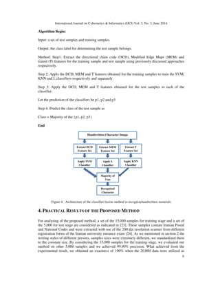 Classifier fusion method to recognize | PDF | Photo Editing Software | Computer Software and ...