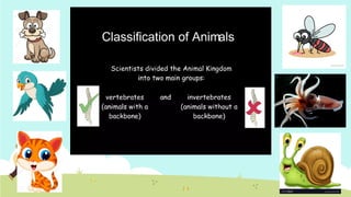 Classifiying Animals for elementary student grade 3.pptx