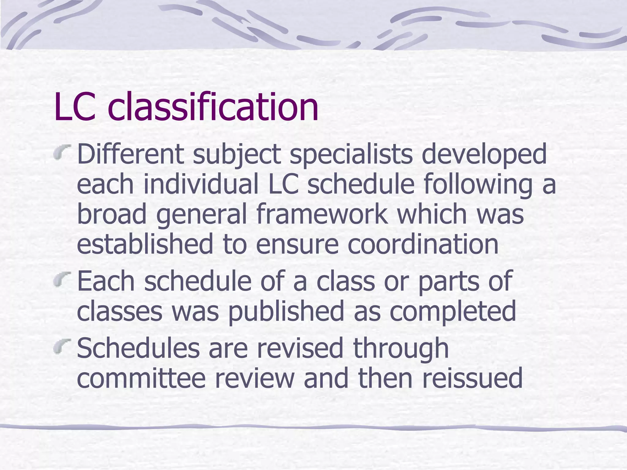 Library of Congress Classification | PPT