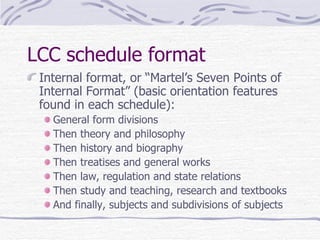 Library of Congress Classification | PPT