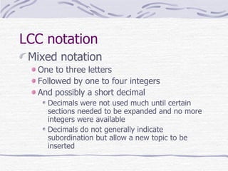 Library of Congress Classification | PPT