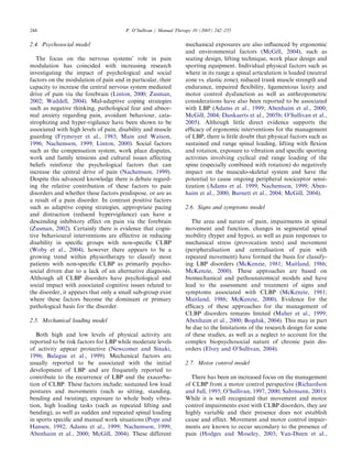 Maladaptive movement and motor control impairments as underlying ...
