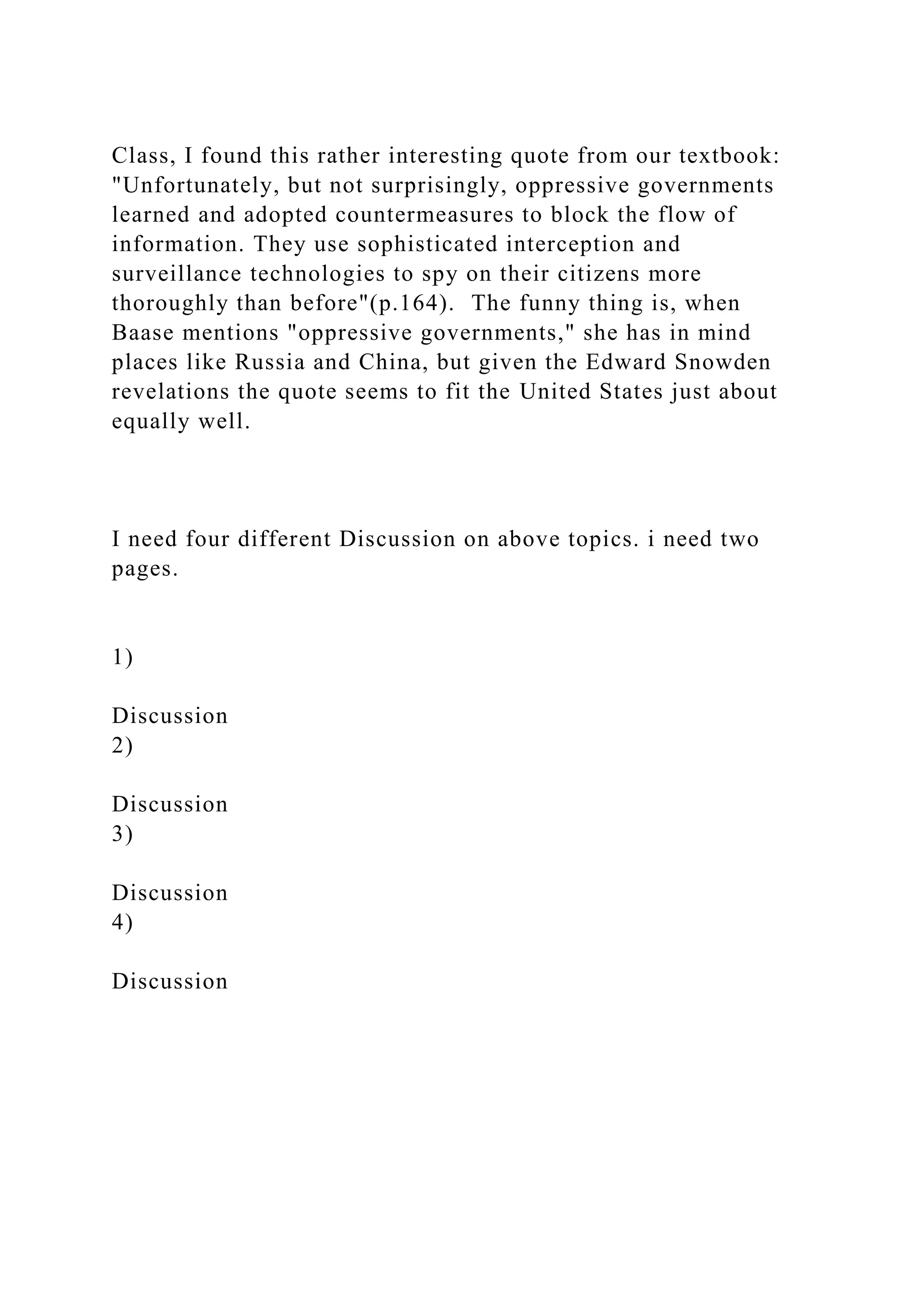 Class, I found this rather interesting quote from our textbook Unf.docx