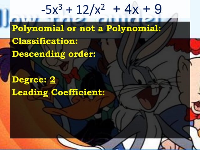 Classifying Polynomials | PPTX | Computing | Technology & Computing