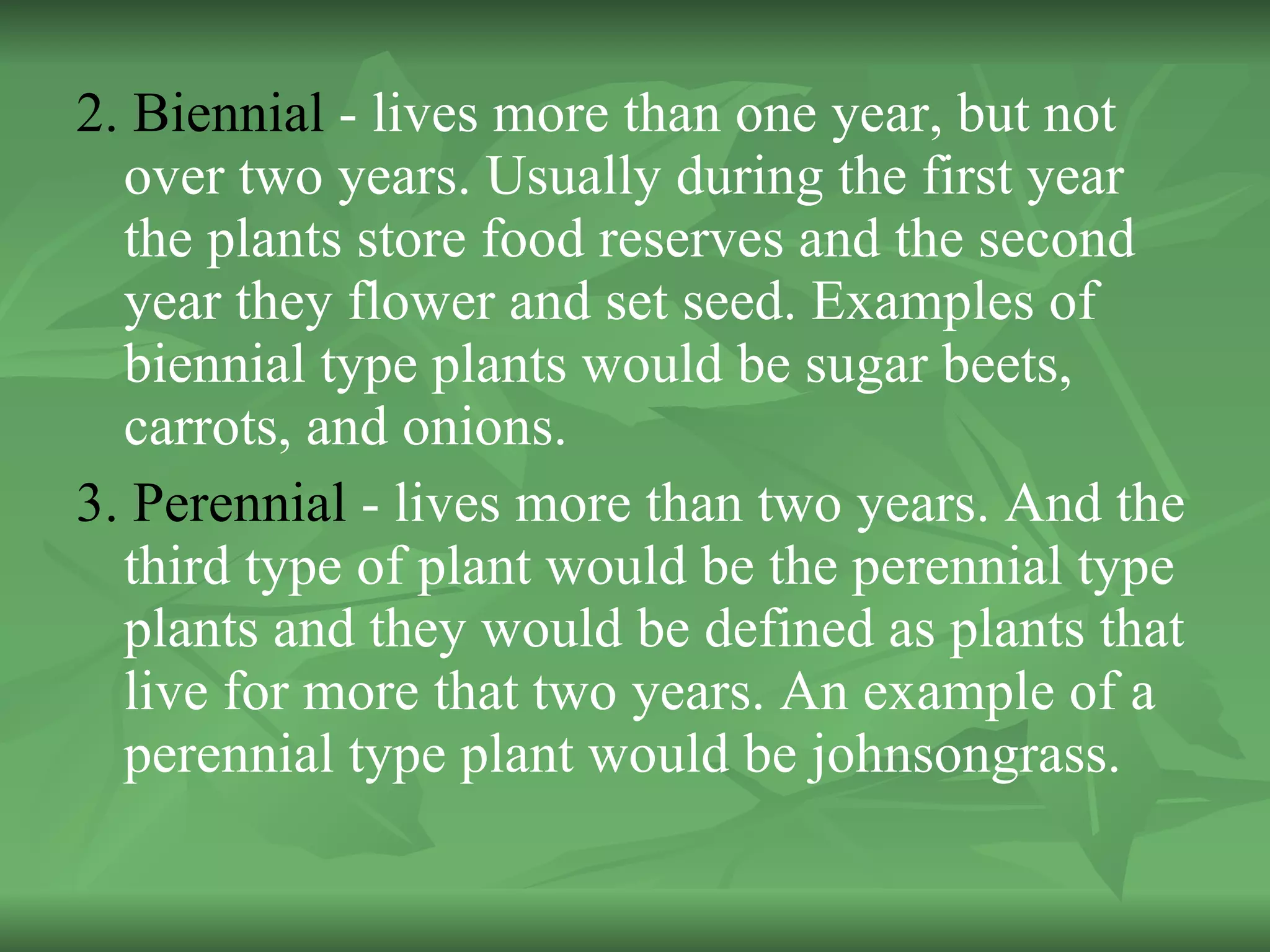 Classifying Plants Based On Climate And Habitat | PPT