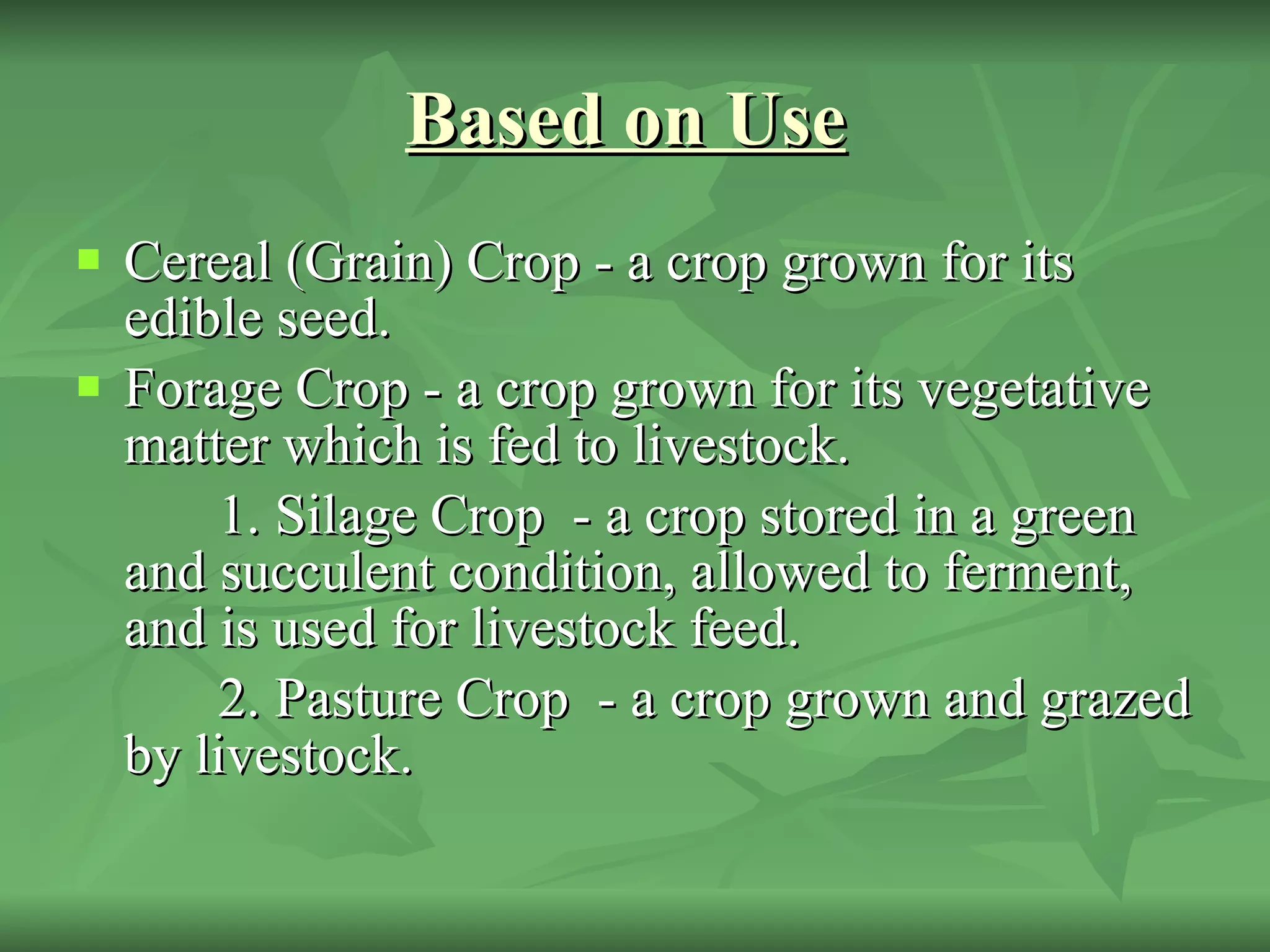 Classifying Plants Based On Climate And Habitat | PPT