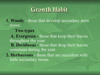 Classifying Plants Based On Climate And Habitat | PPT