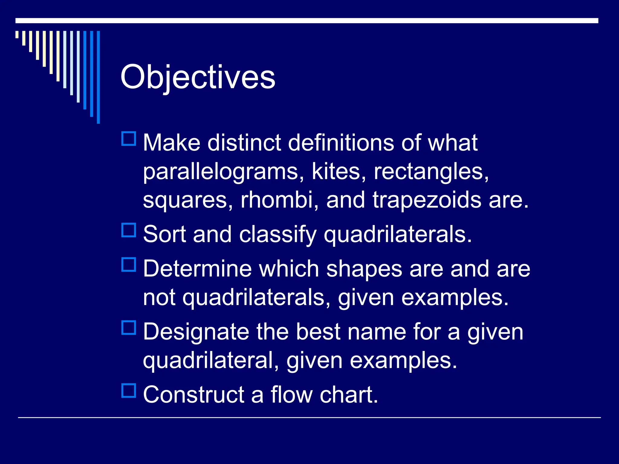 Classifying-Quadrilaterals math yrae five .ppt