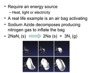 Classifying chemical reactions | PPT