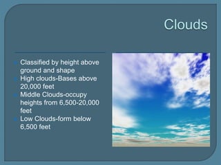 Classifying different types of clouds | PPT