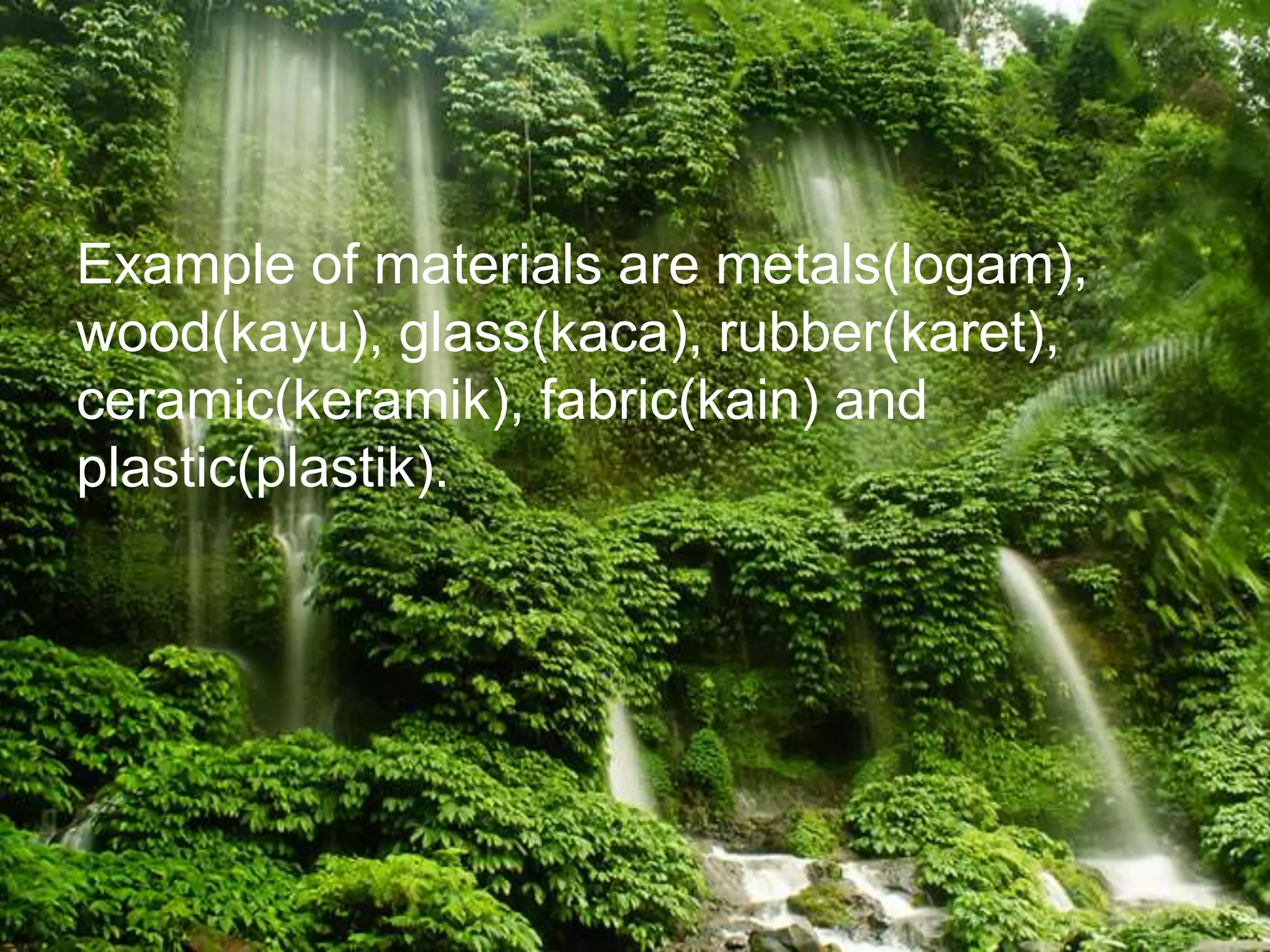 Classifying matrials | PPTX