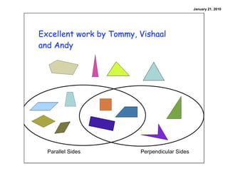 Classifying Ploygons With Venn Diagrams | PPT