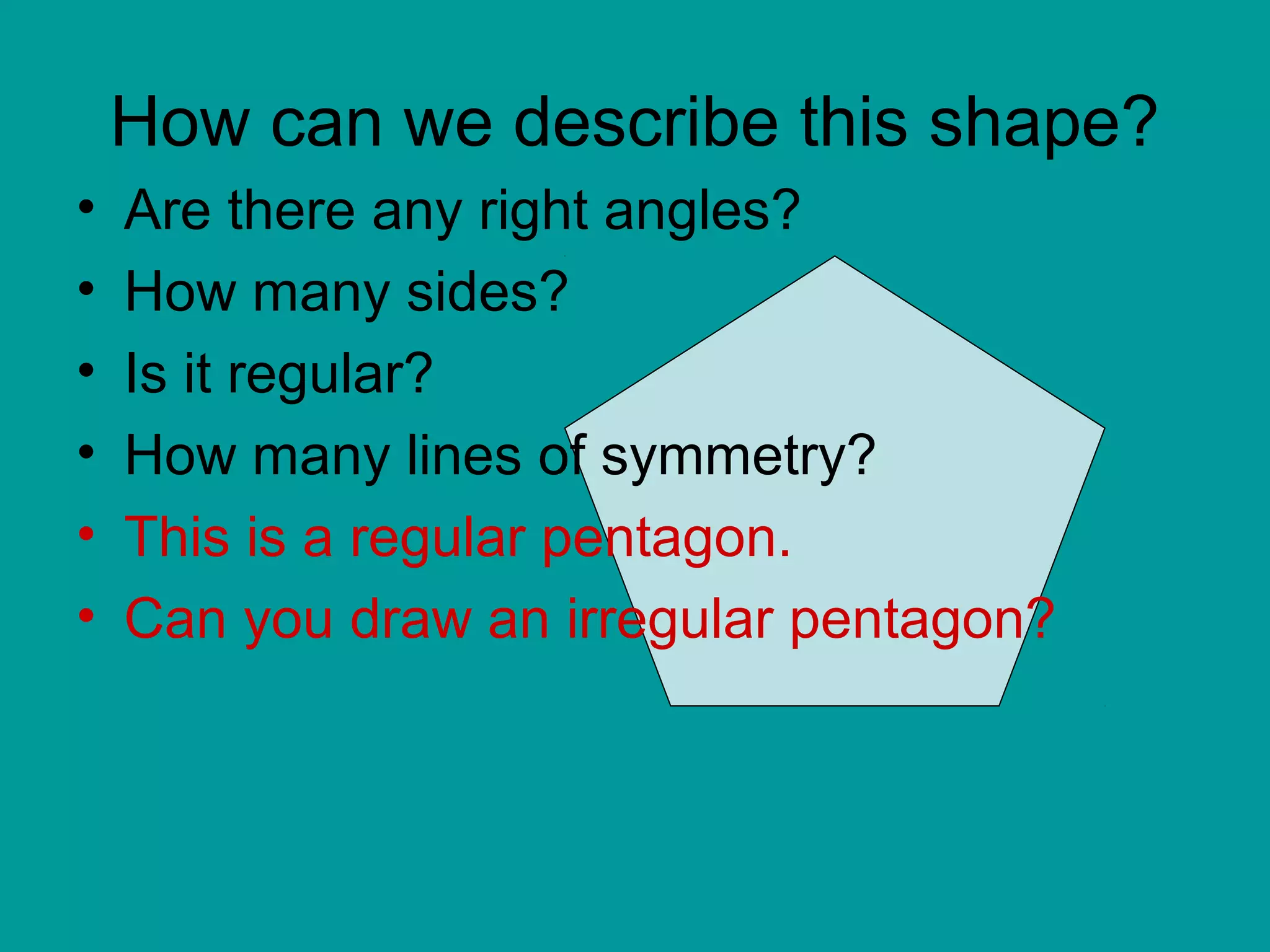 Classifying polygons | PPT