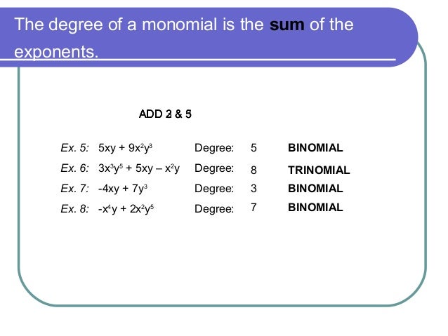 Classifying Polynomials