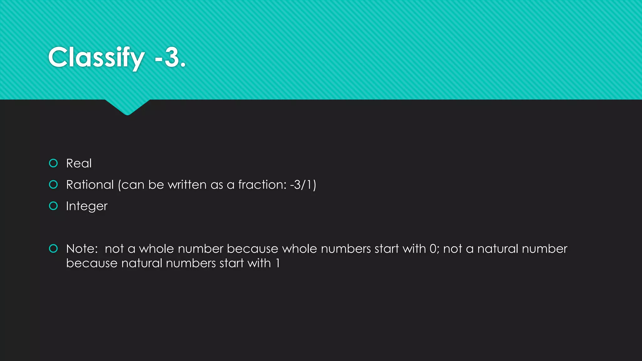 Classifying real numbers | PPT