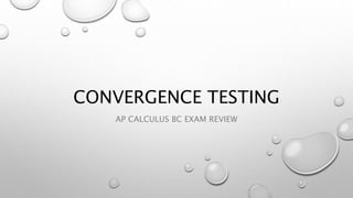 Classifying Infinite Series | PPT