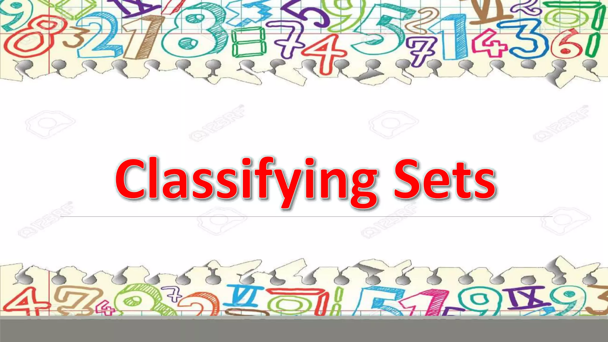 Classifying sets | PPT