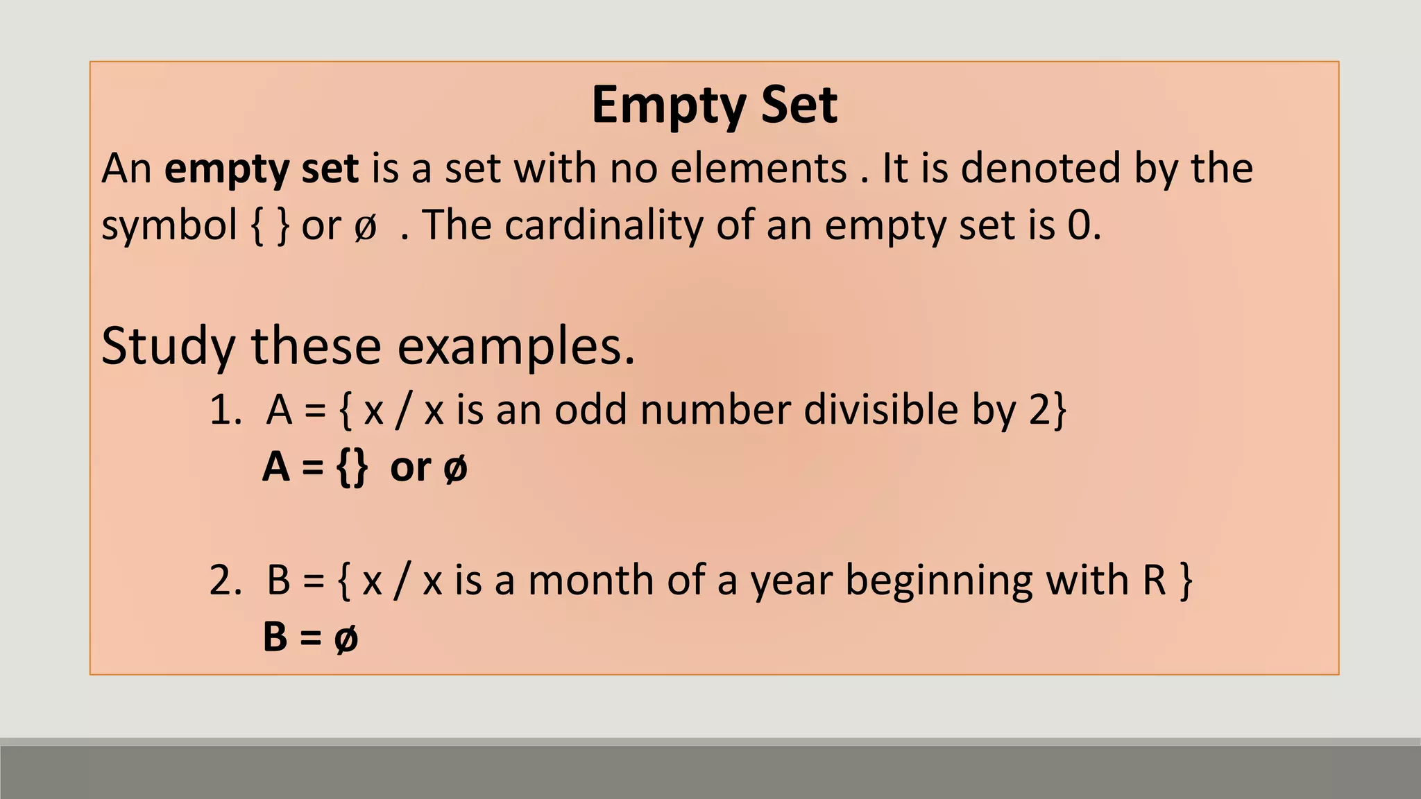 Classifying sets | PPTX