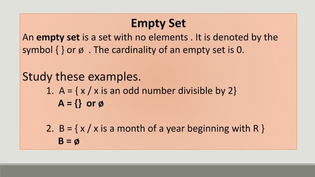 Classifying sets | PPT