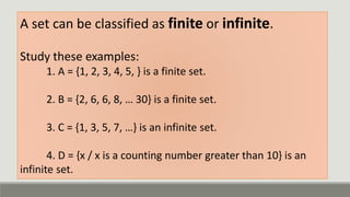 Classifying sets | PPTX