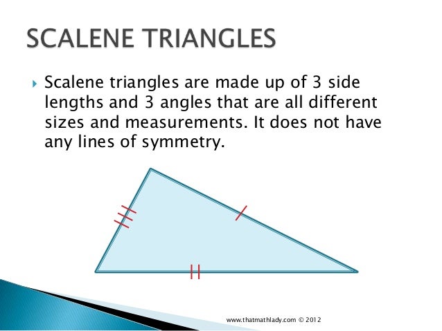 Classifying Triangles
