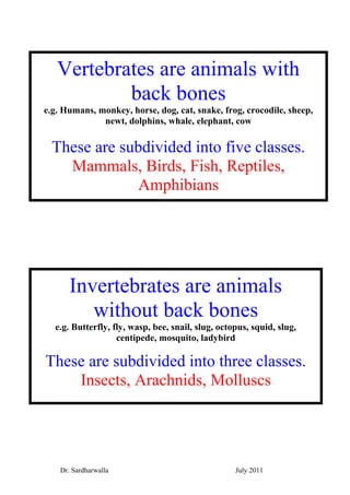 Classify living organisms | PDF