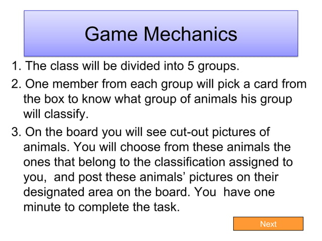 Classify me ppt | PPTX