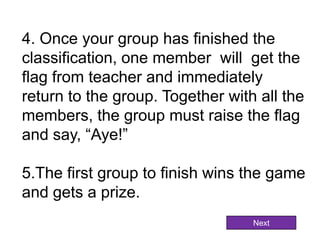 Classify me ppt | PPTX