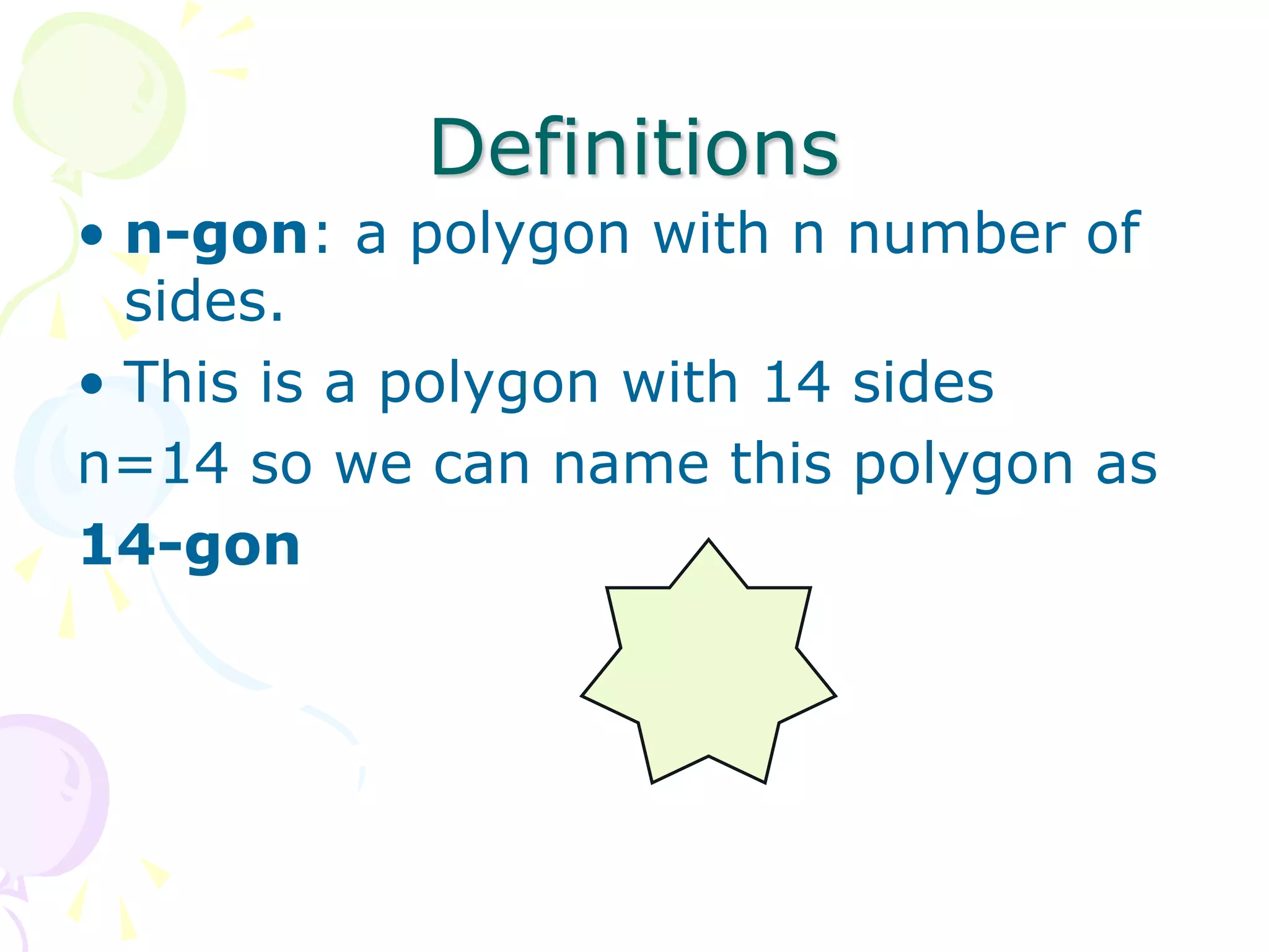 Geometry VII: How to Identify and Classify Polygons | PPTX