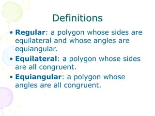 Geometry VII: How to Identify and Classify Polygons | PPTX