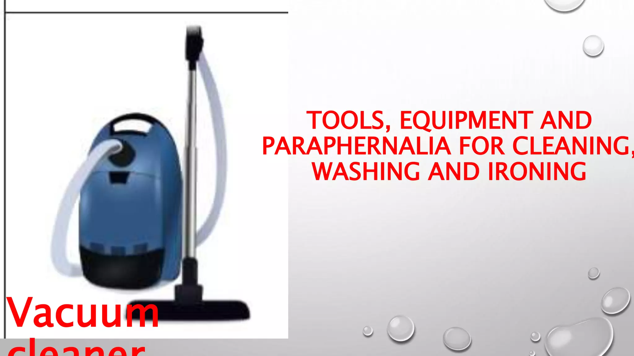 Classify tools and equipmet in caregiving exploratory | PPTX