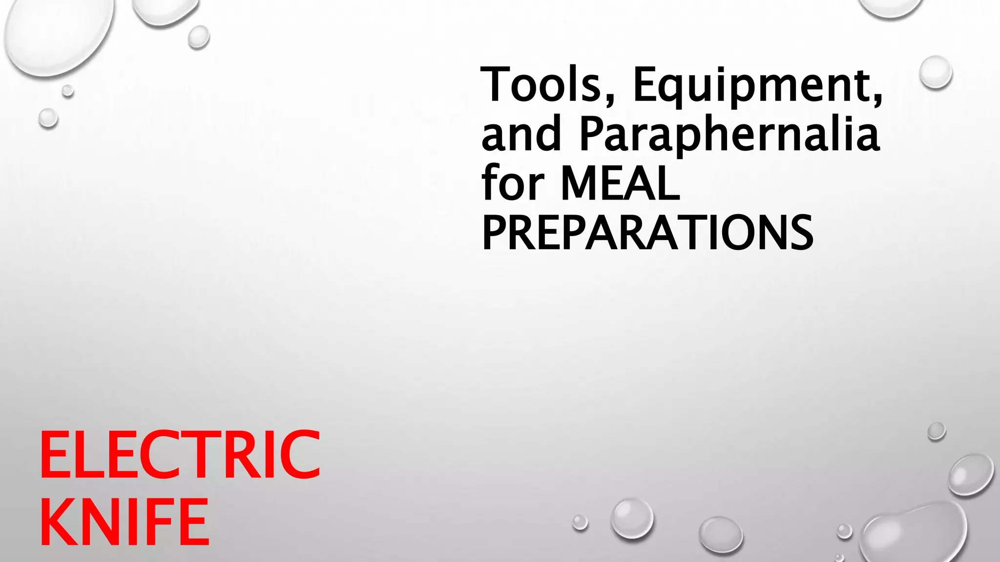 Classify tools and equipmet in caregiving exploratory | PPTX