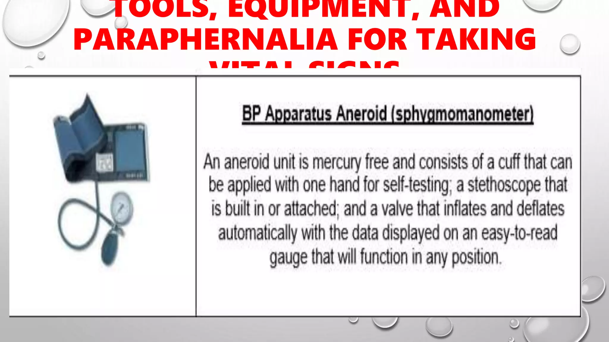 Classify tools and equipmet in caregiving exploratory | PPTX