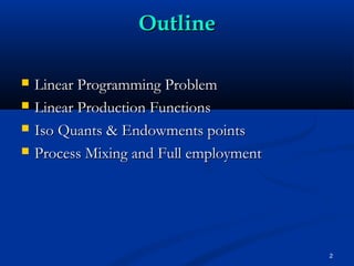 Introduction to Linear Programming | PPT