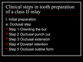 CLASS II CAST METAL RESTORATIONS.powerpoint | PPTX