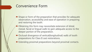 Class II cavity preparation | PPTX