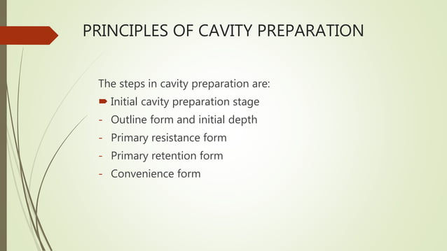Class II cavity preparation | PPTX | Dental Health | Diseases and ...