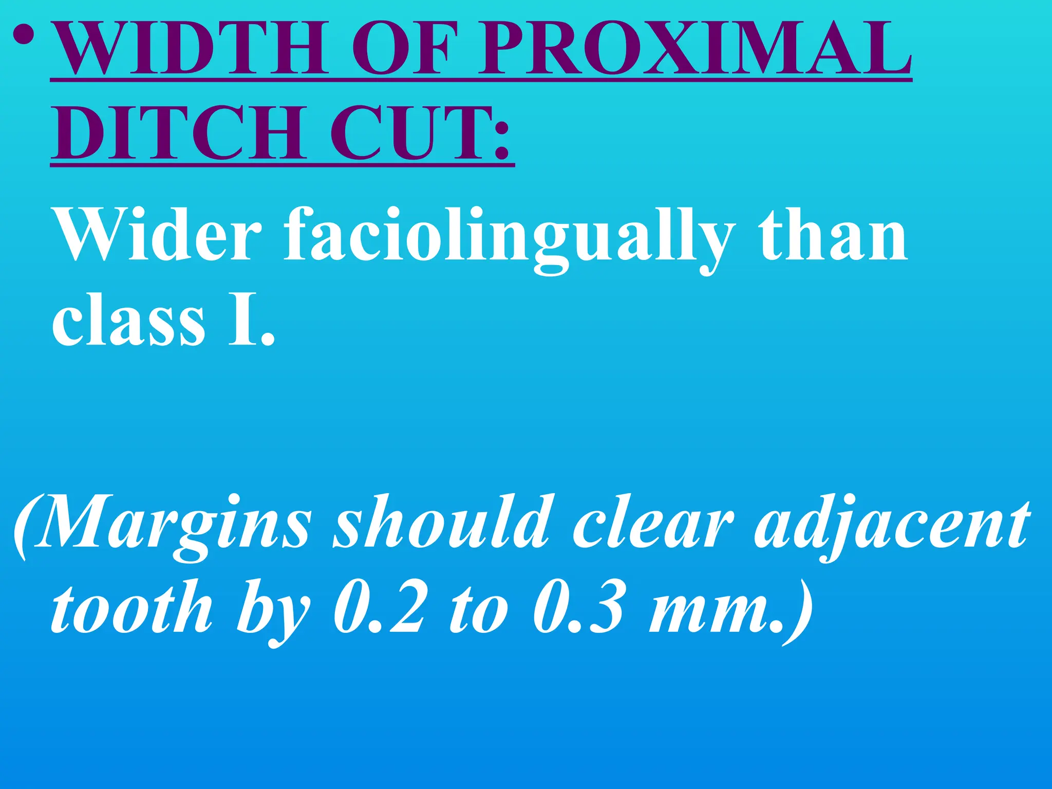 CLASS II CAVITY PREPARATION for amalgam | PPTX