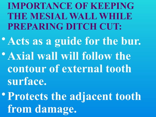 CLASS II CAVITY PREPARATION for amalgam | PPTX | Oral care | Personal Care