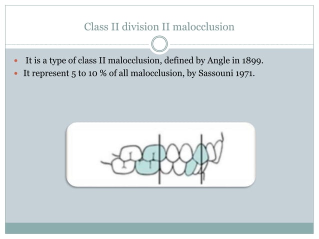 Class ii div 2 | PPTX | Dental Health | Diseases and Conditions